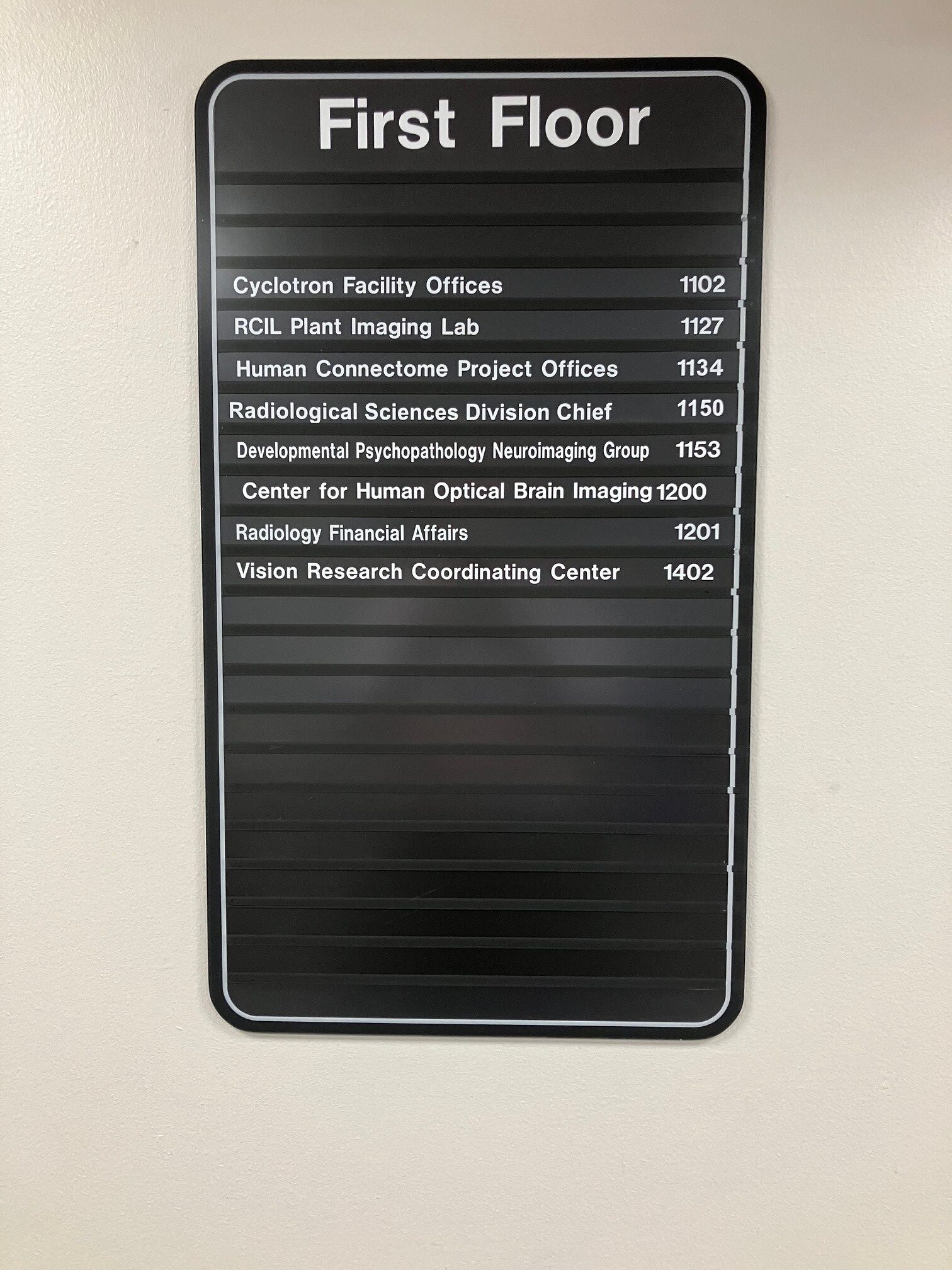 WUSM Departmental Signage Planning | Operations & Facilities Management ...