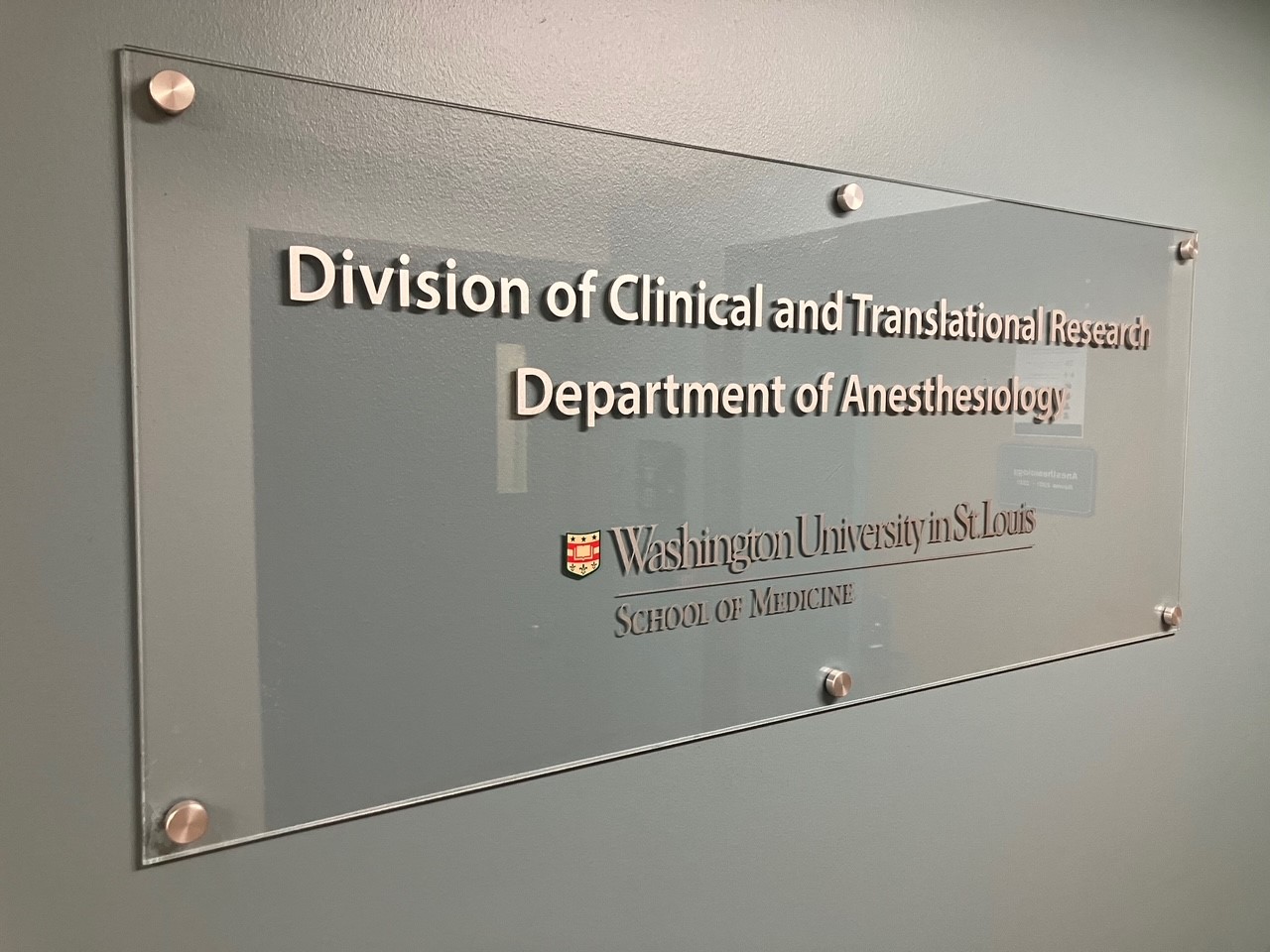 Departmental Suite Entry Signage Material Options | Operations ...